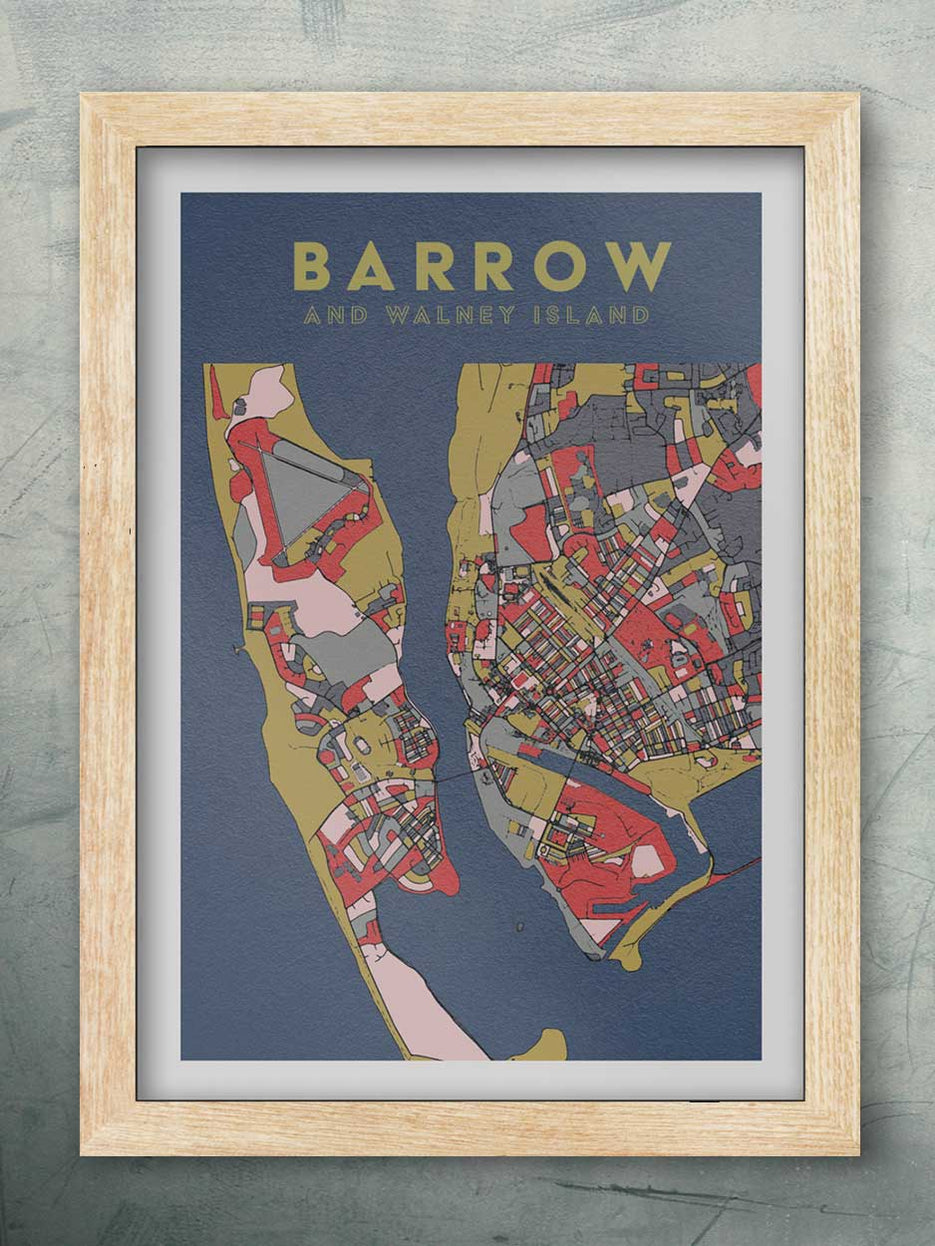 Barrow Street Map - Poster print — The Northern Line