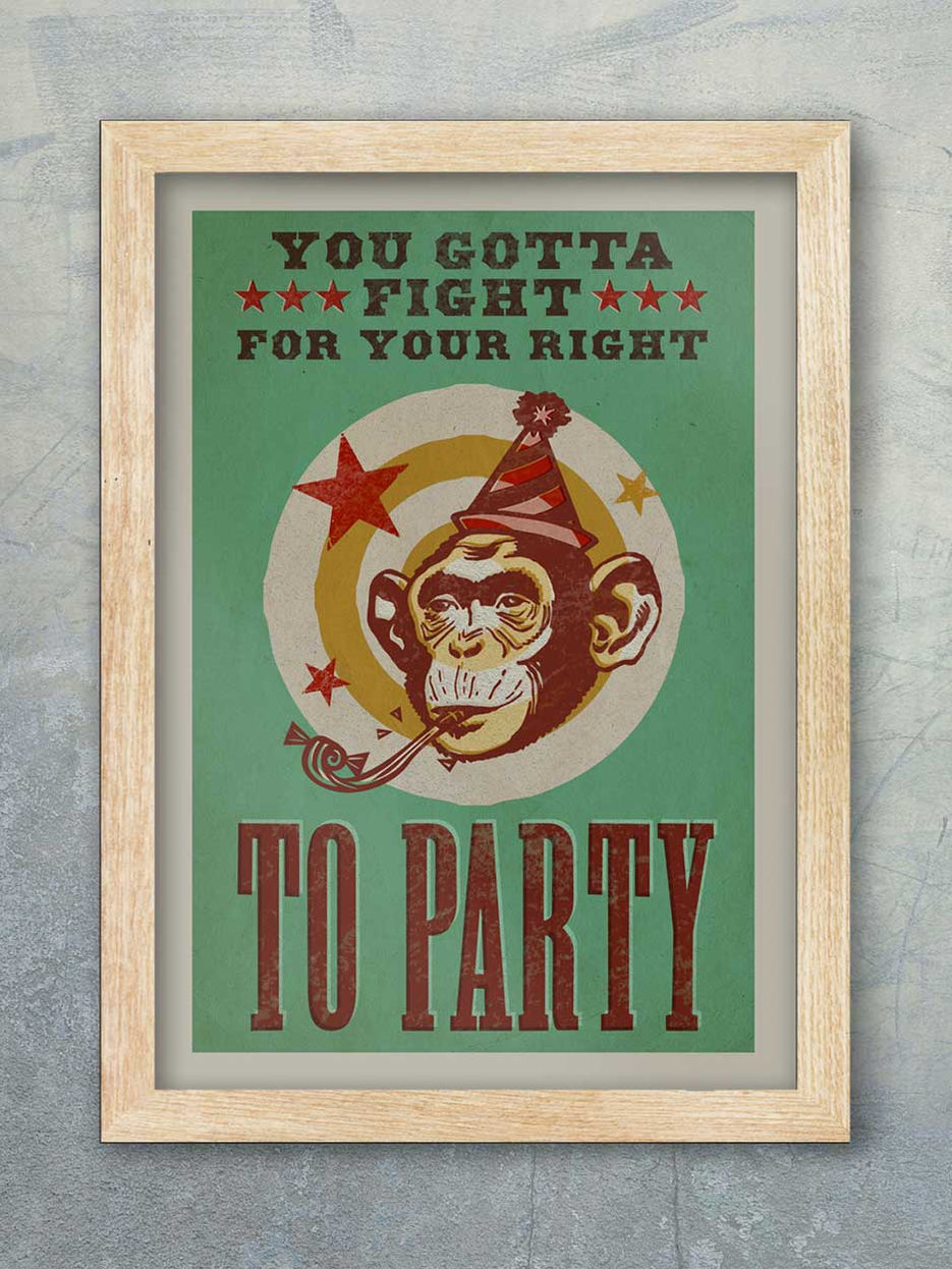 Beastie Boys Fight For Your Right - Song Poster — The Northern Line
