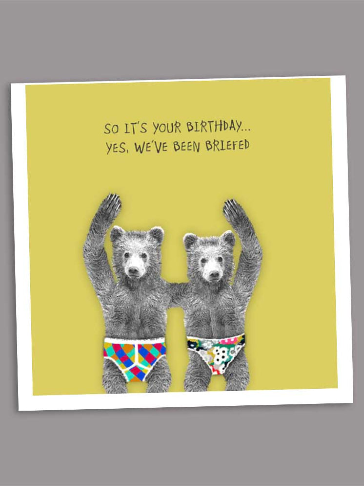 Birthday Brief- Blank Greeting Card — The Northern Line