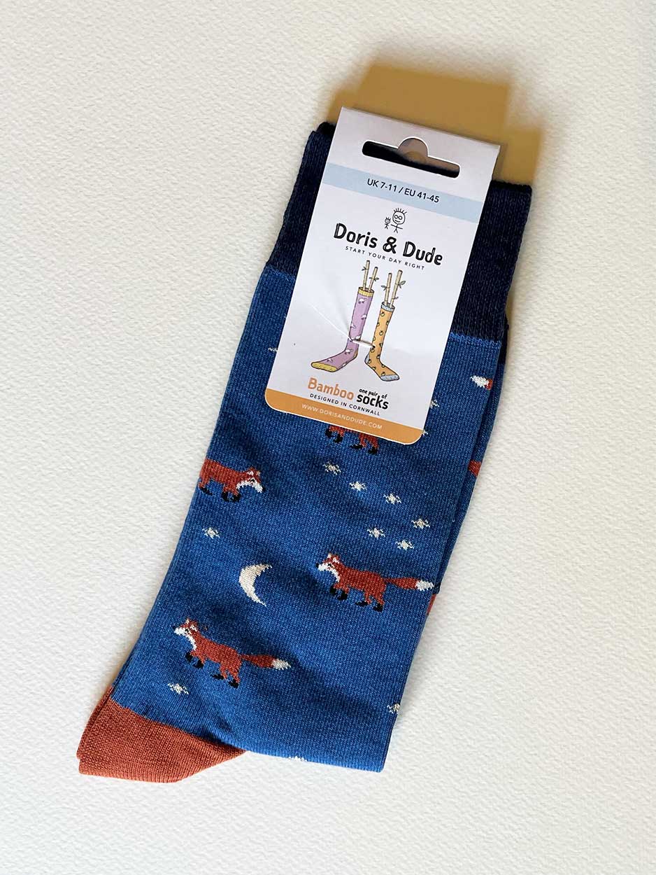 Blue Fox Design Socks (Size 7-11) — The Northern Line
