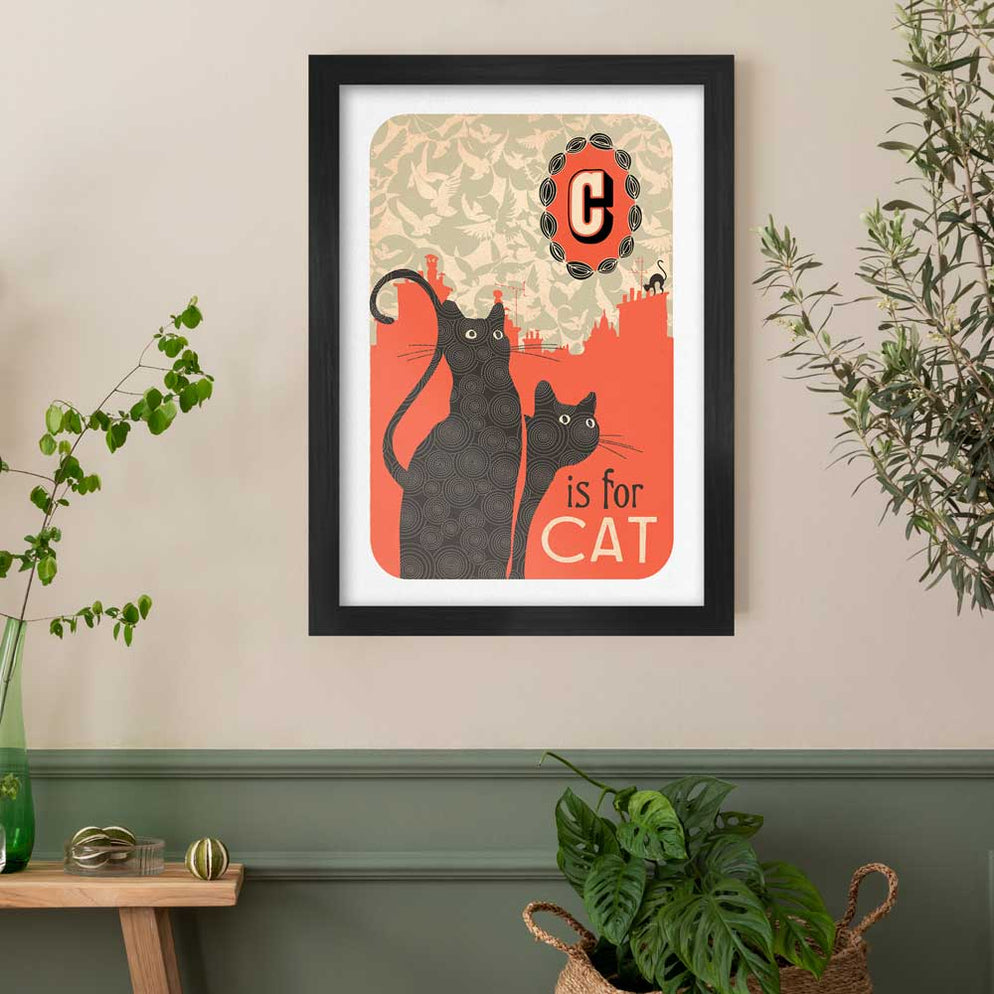 C is for Cat Poster Print — The Northern Line