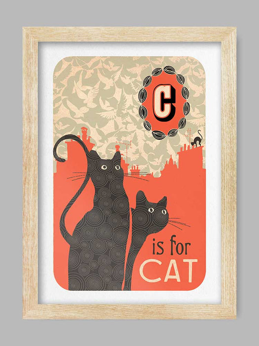 C is for Cat Poster Print — The Northern Line