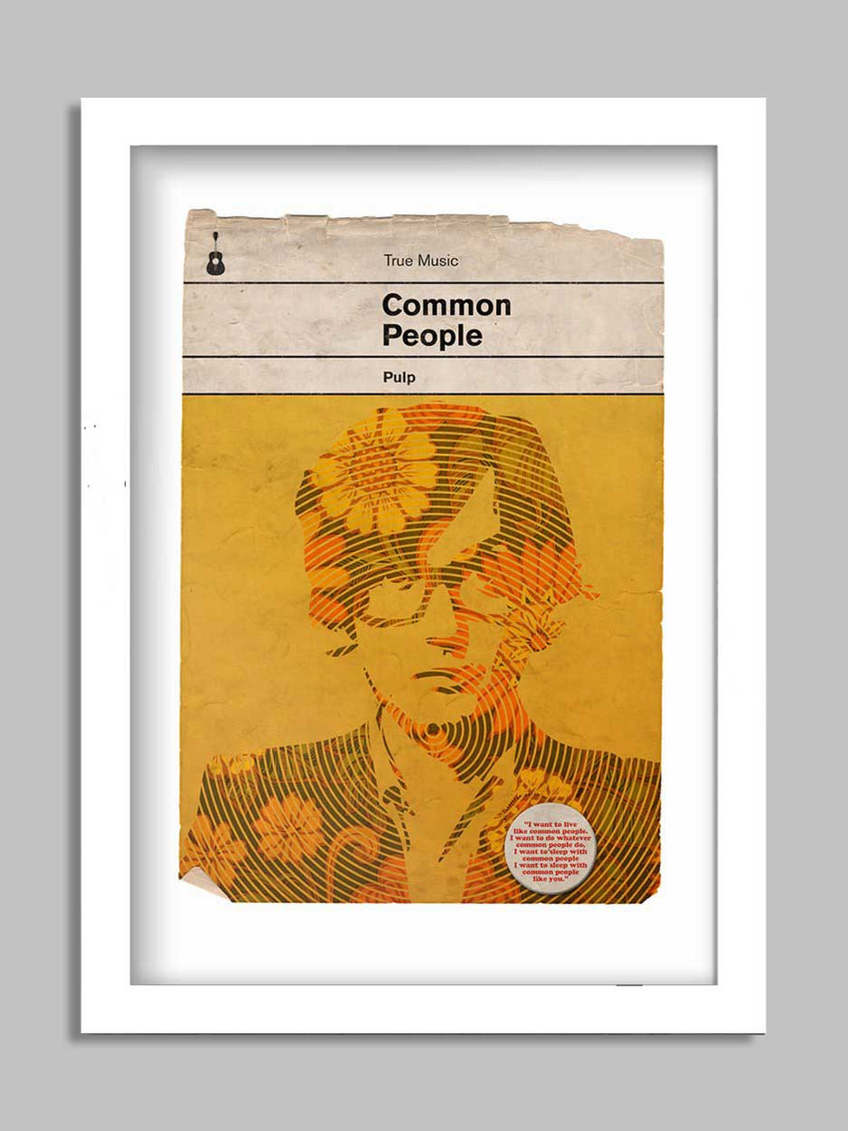 Common People - Pulp Poster Print — The Northern Line