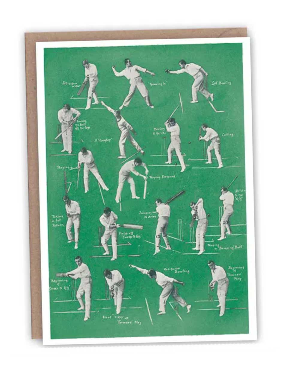 Cricket Blank Greeting Card — The Northern Line
