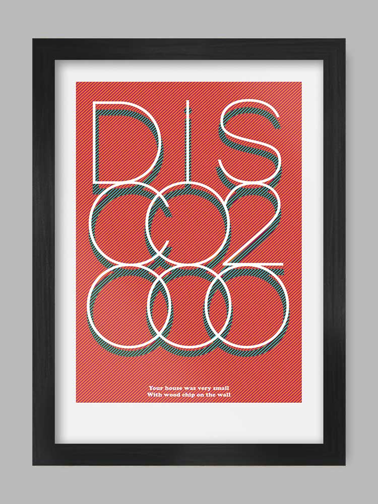 Disco 2000 - Music Poster Print — The Northern Line