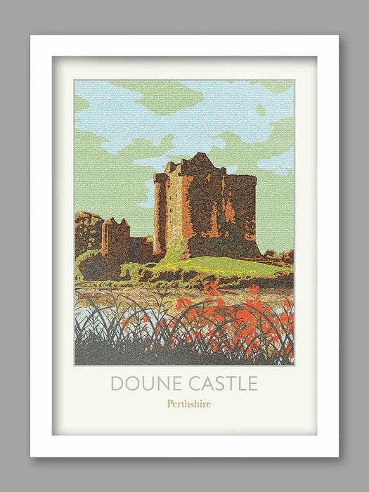 Doune Castle - Scottish Poster Print — The Northern Line