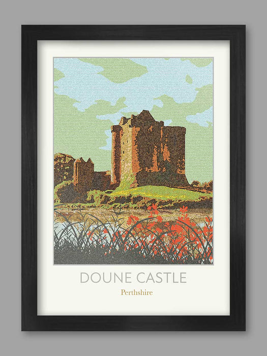 Doune Castle - Scottish Poster Print — The Northern Line