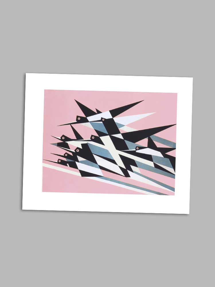 Flock - petite greeting card — The Northern Line