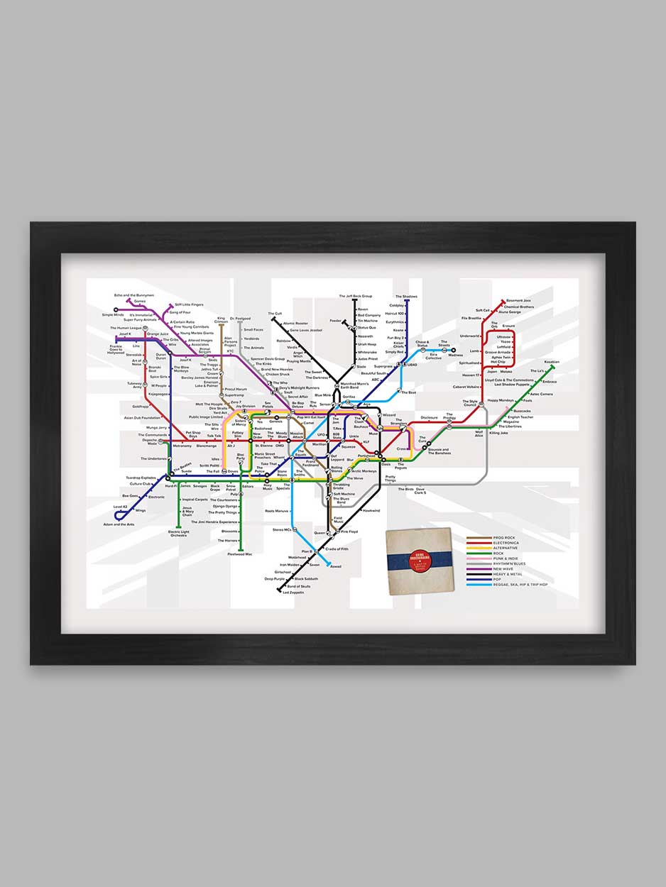 Going Underground - Music Poster Print — The Northern Line