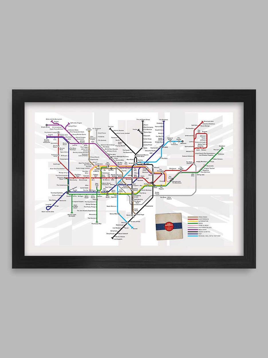 Going Underground - Music Poster Print — The Northern Line