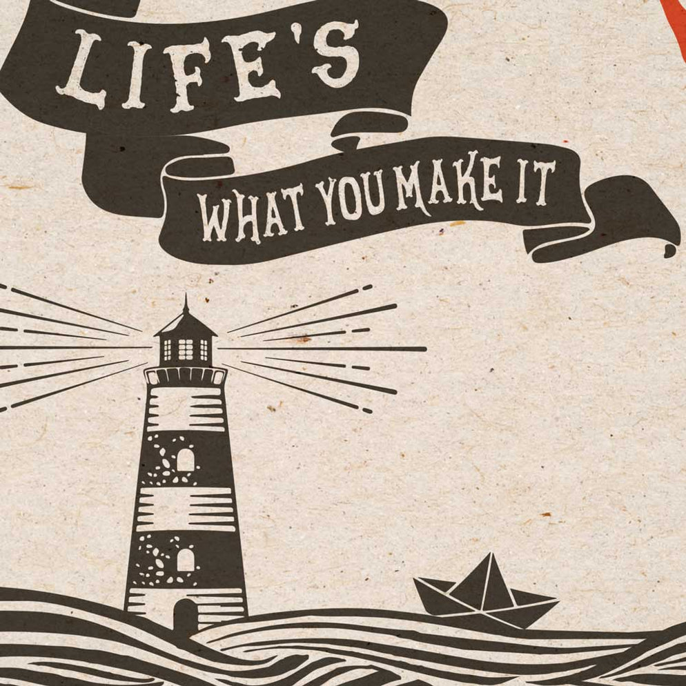 Life's What You Make It - Music Poster Print — The Northern Line