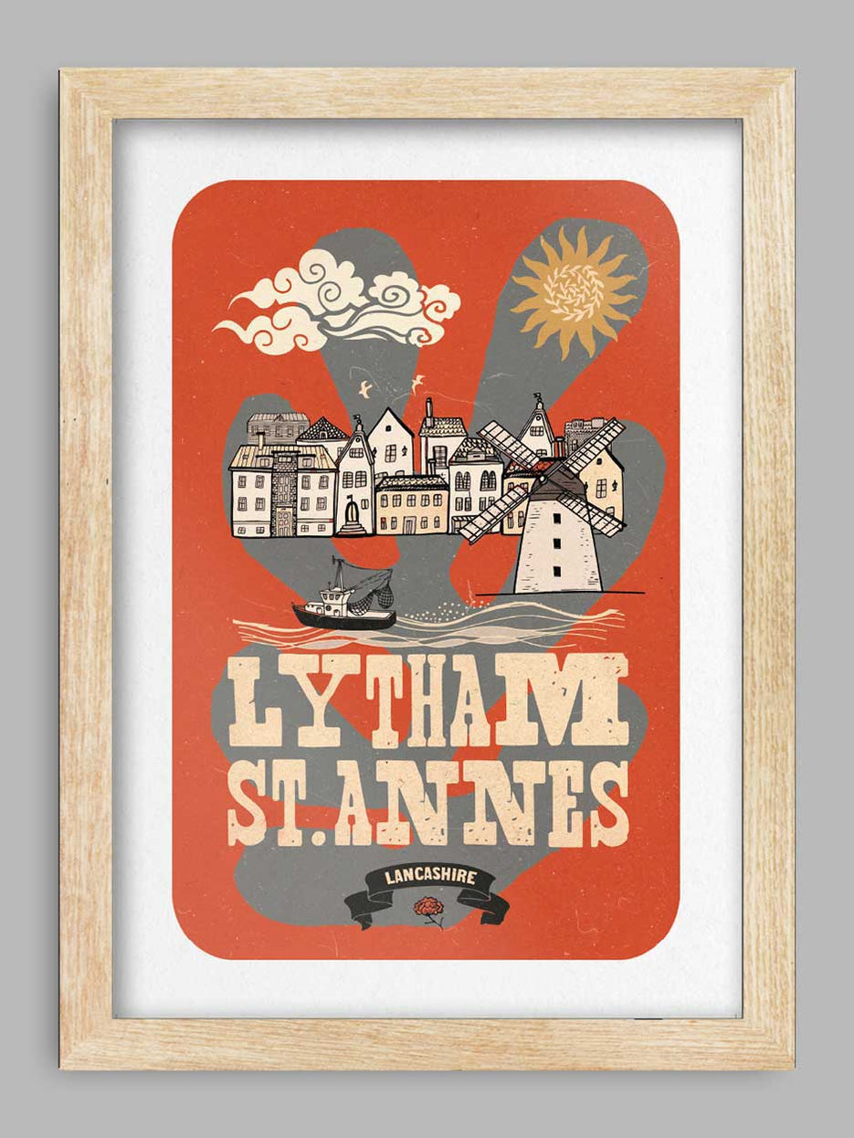 Lytham - Poster Print — The Northern Line