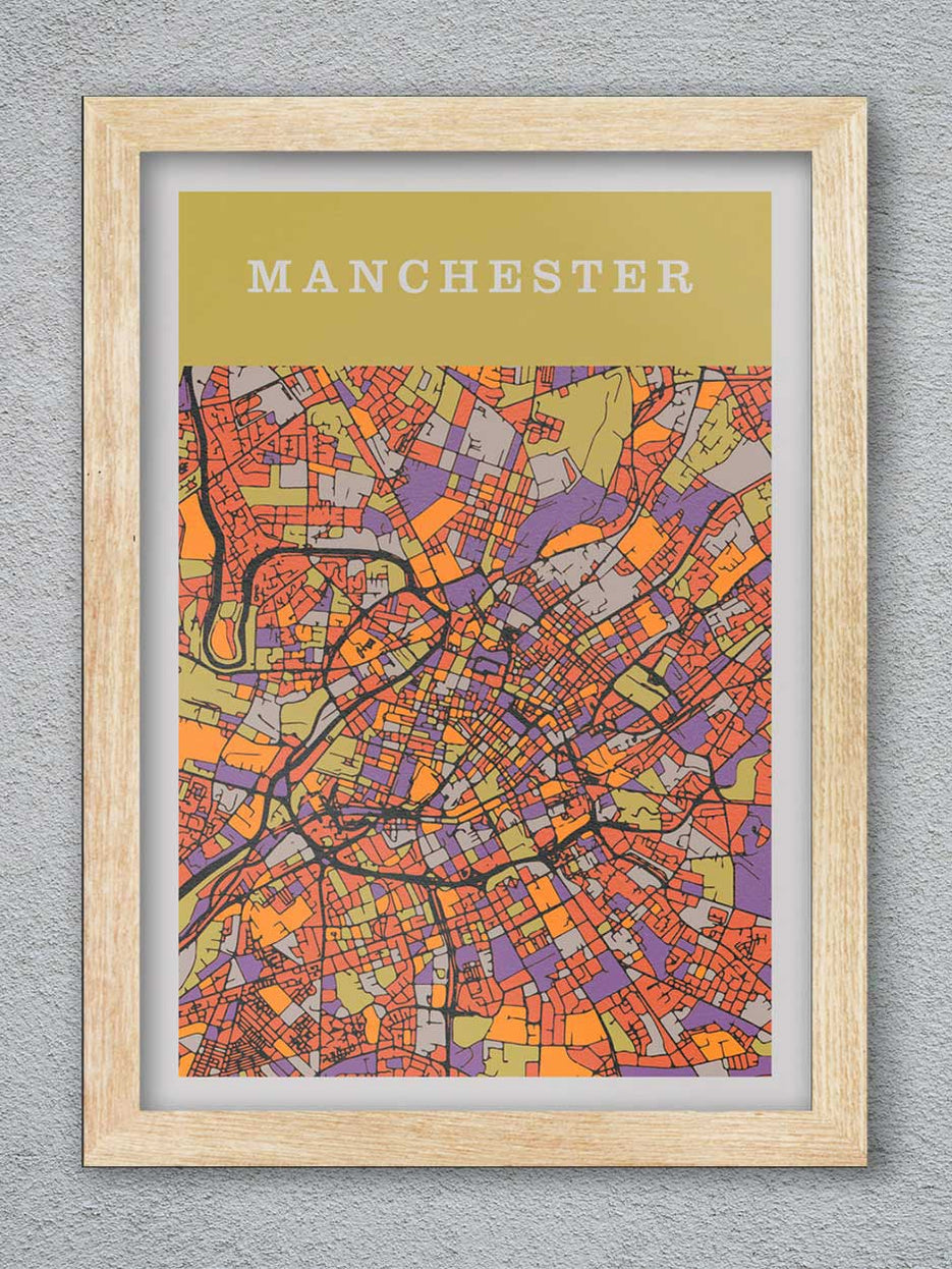 Manchester Street Art - Poster print — The Northern Line