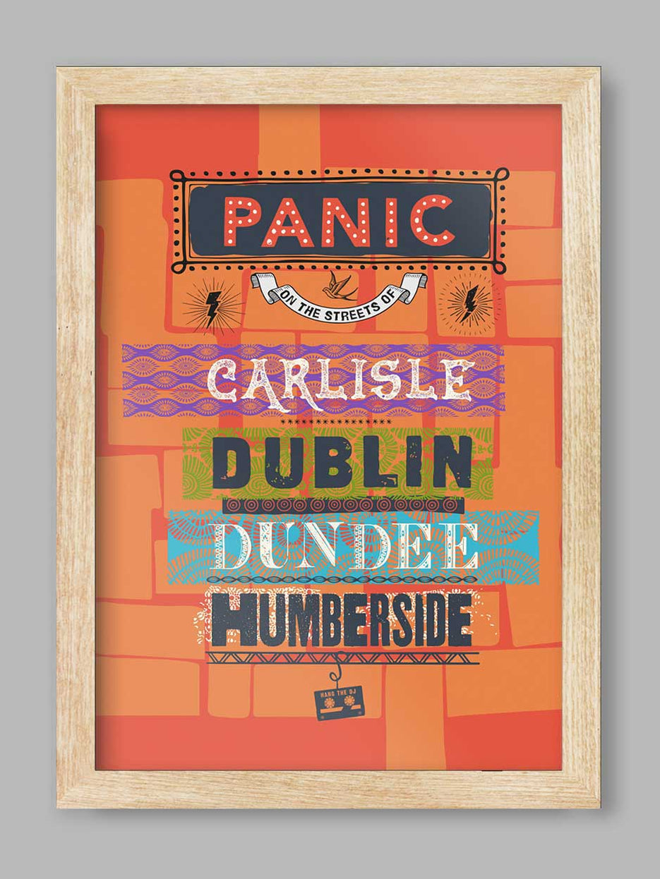 Panic - Music Poster Print — The Northern Line