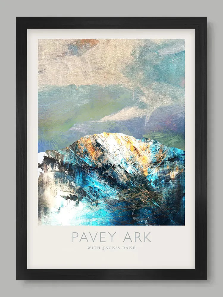 Pavey Ark with Jack's Rake - Lake District Poster Print — The Northern Line