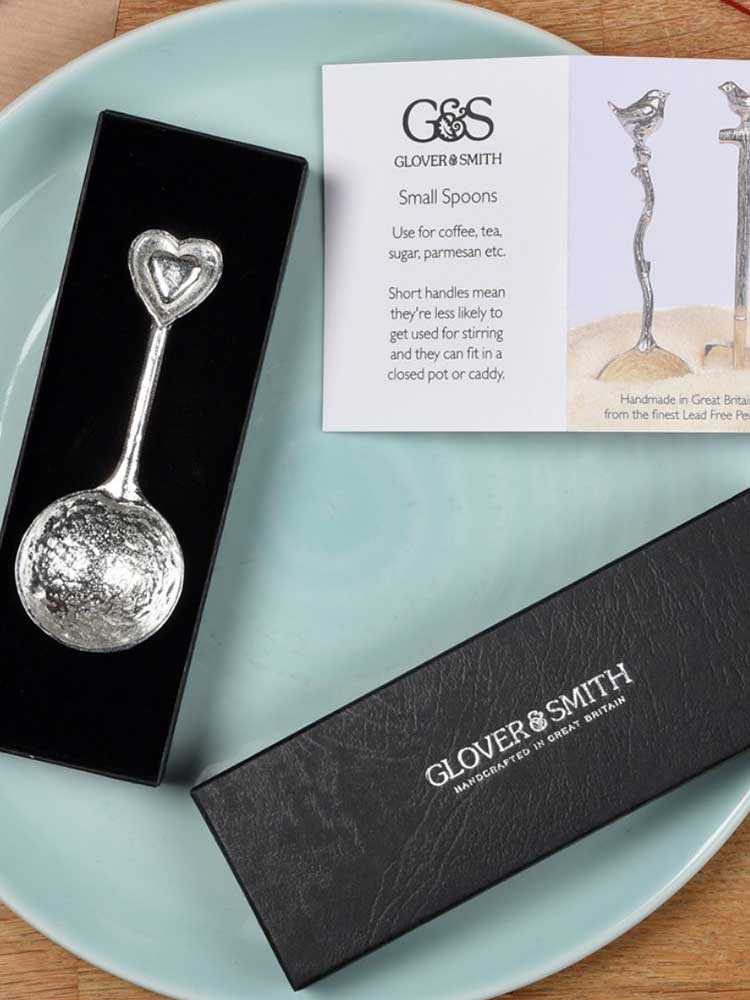 Pewter Small Spoon - Loveheart — The Northern Line