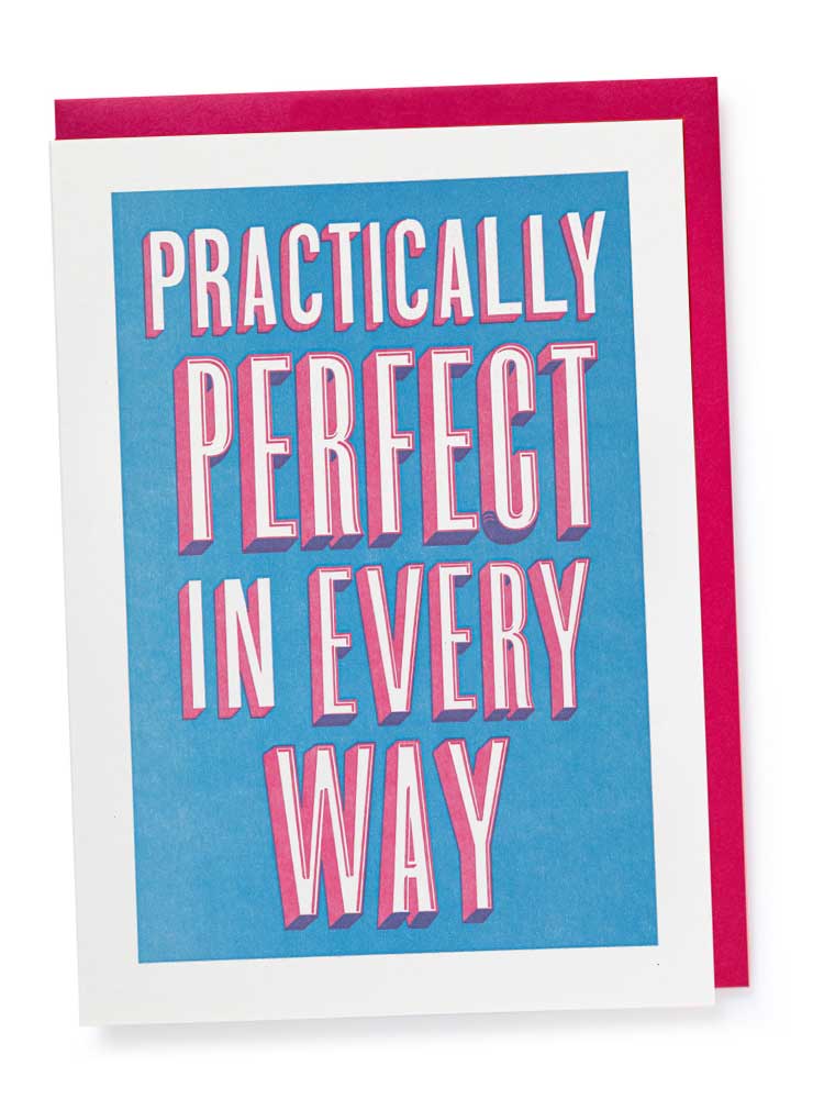 Practically Perfect - Blank Greeting Card — The Northern Line