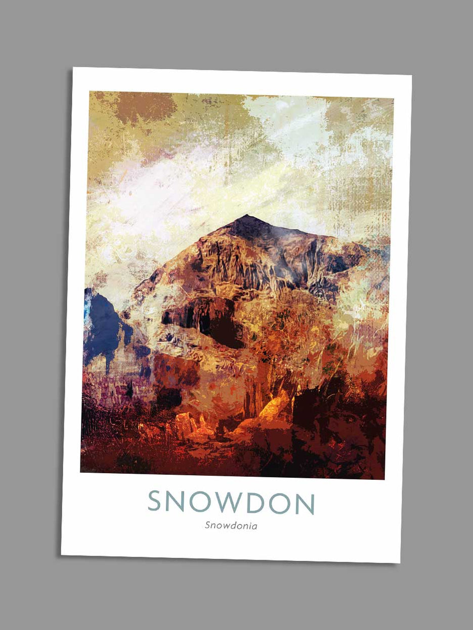 Snowdon - Blank Greeting Card — The Northern Line