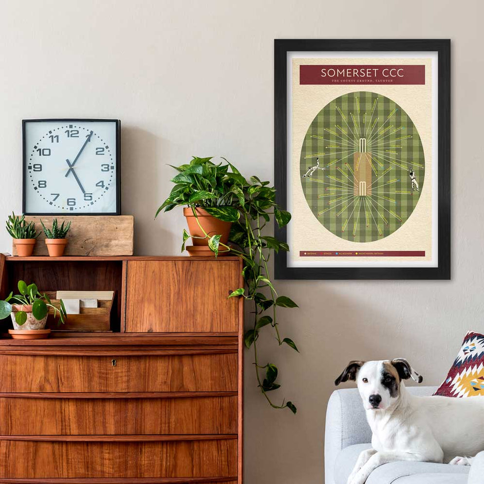Somerset CCC - Cricket Poster Print — The Northern Line