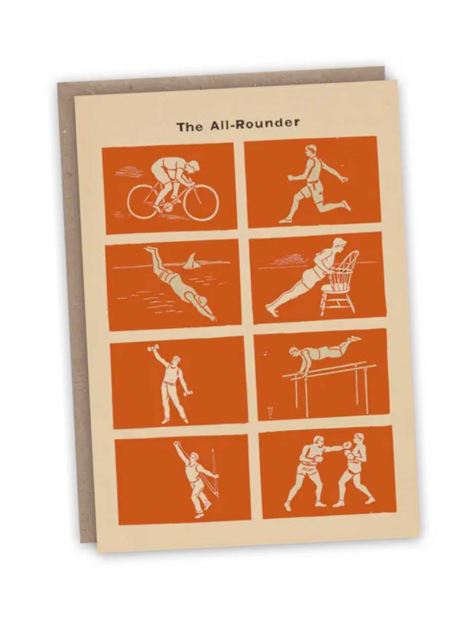 The 'All-Rounder' - Blank Greeting Card — The Northern Line