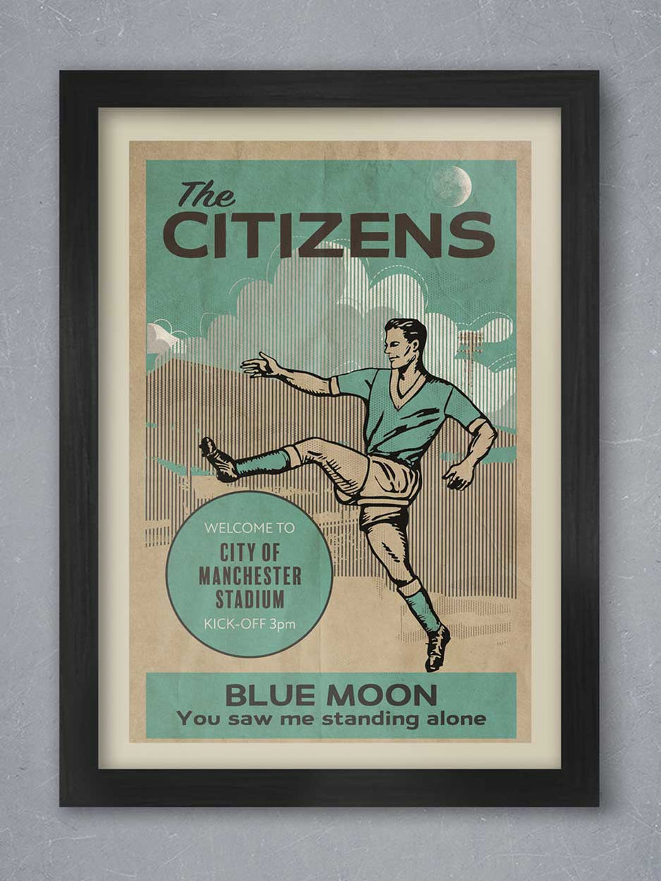 The Citizens Football Poster Print — The Northern Line