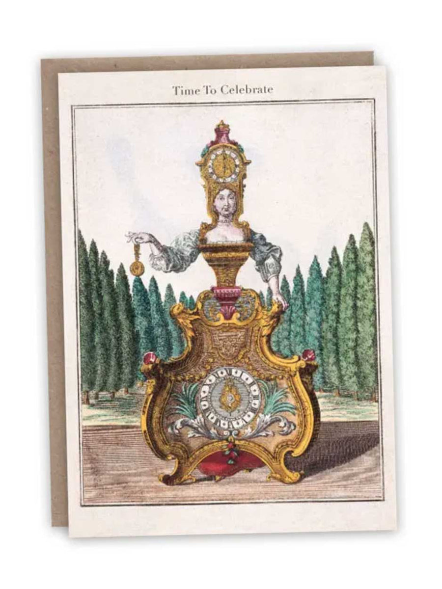 The Clockmaker 'Time to Celebrate' - Blank Greeting Card — The Northern ...