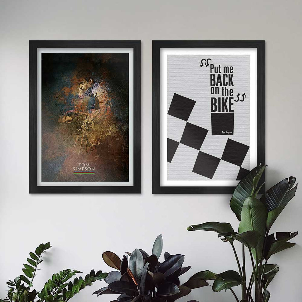 Tom Simpson Cycling Quote Poster Print — The Northern Line