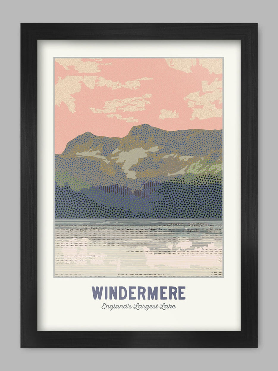 Windermere - England's Largest Lake - Lake District Poster Print — The ...