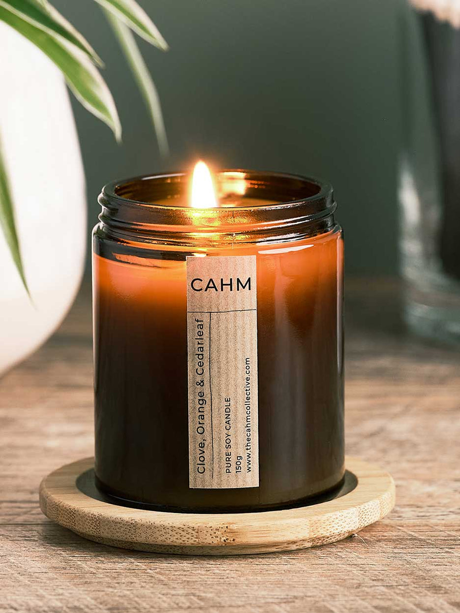 Amber Jar Luxury Candle - The CAHM Collective — The Northern Line