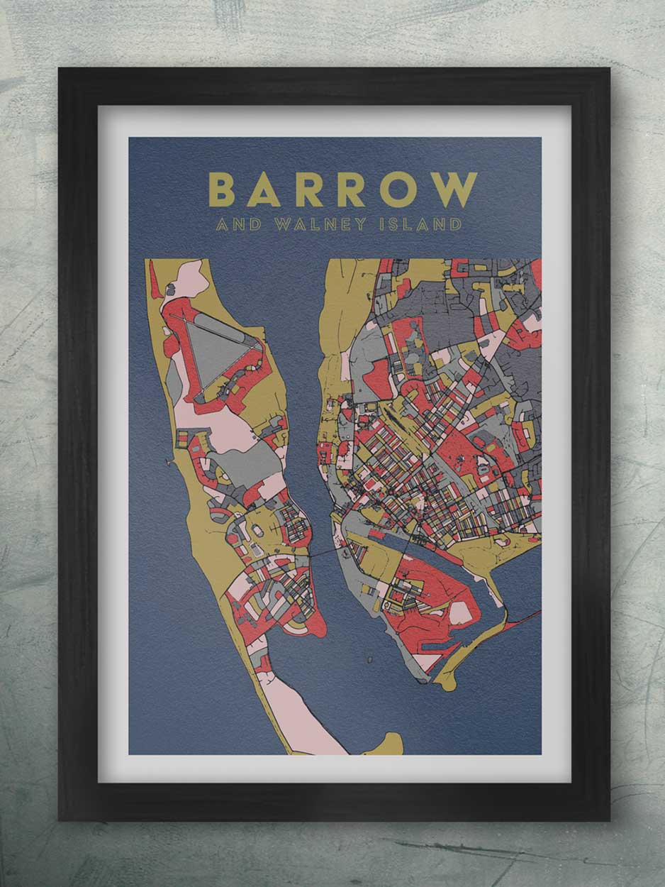 Barrow Street Map - Poster print — The Northern Line