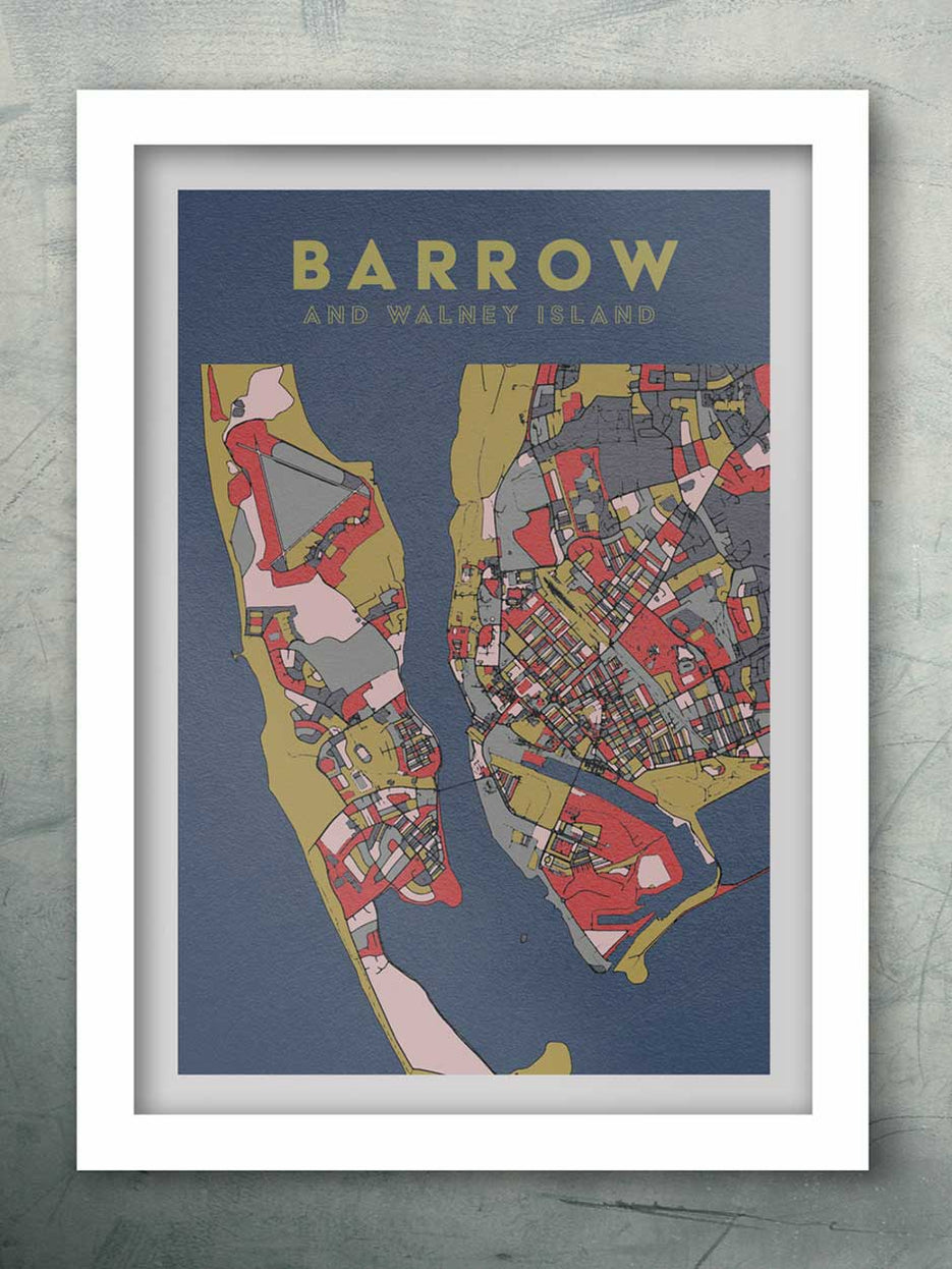 Barrow Street Map - Poster print — The Northern Line