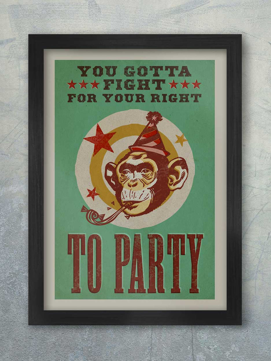 Beastie Boys Fight For Your Right - Song Poster — The Northern Line