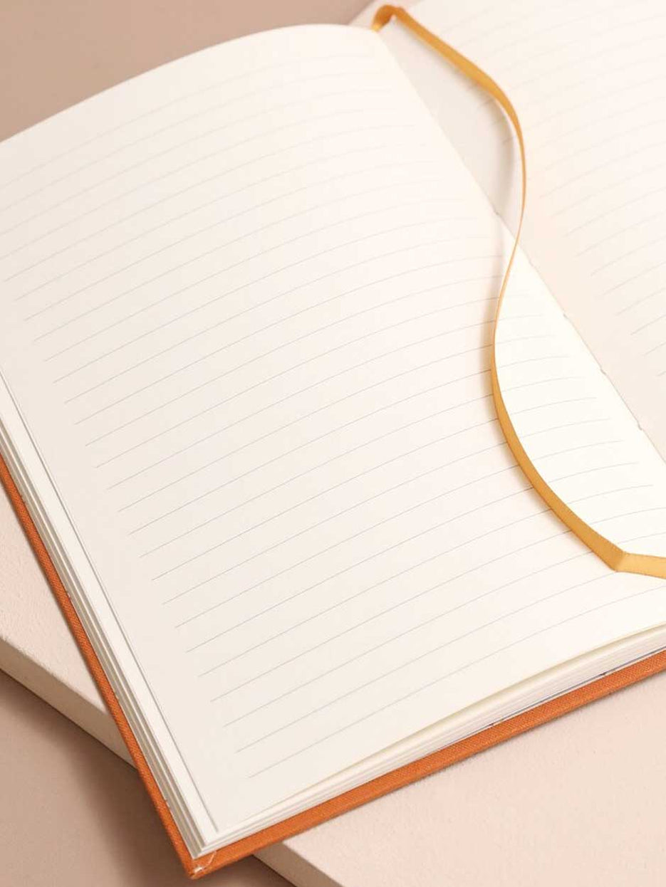 Burnt Orange & Gold Bumble Bee Notebook — The Northern Line