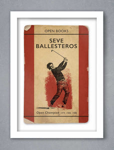 Seve Ballesteros Golf Poster print — The Northern Line