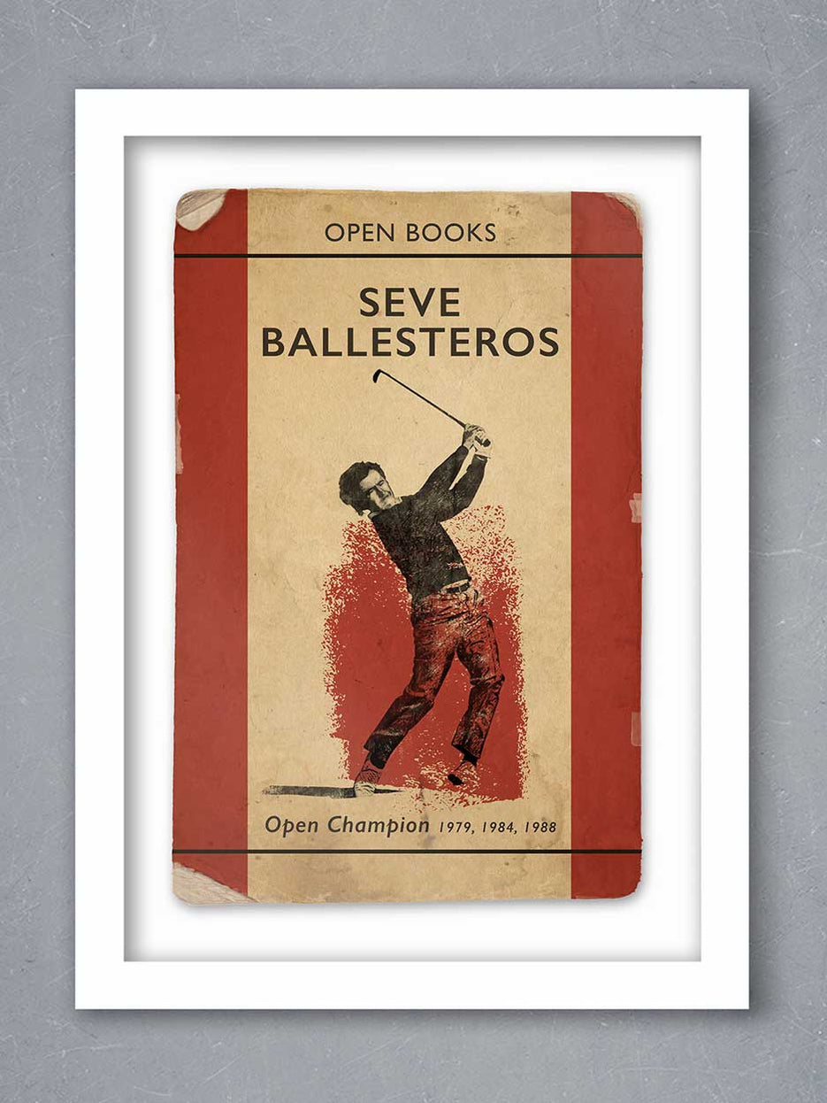 Seve Ballesteros Golf Poster print — The Northern Line