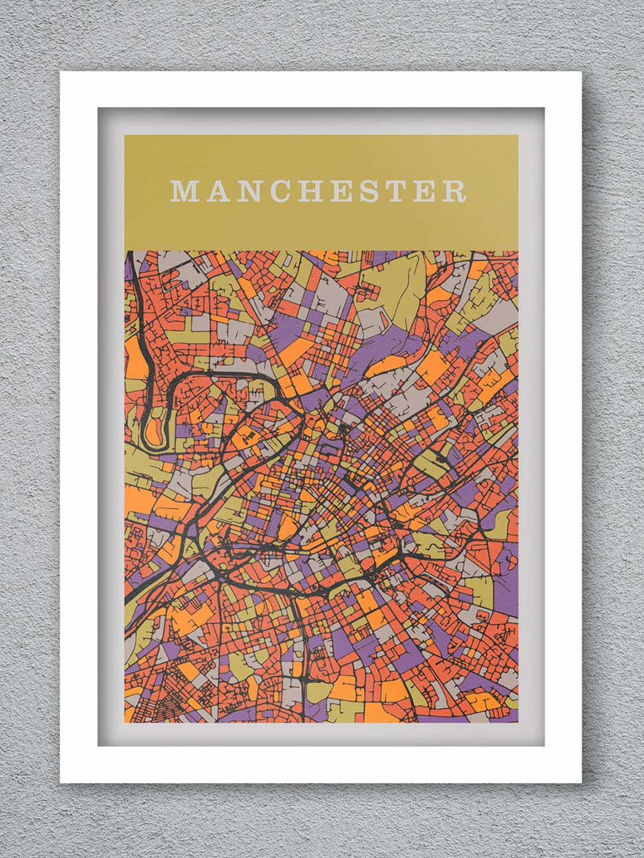 Manchester Street Art - Poster print — The Northern Line