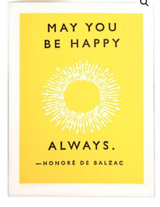 May You Be Happy - Blank Greeting Card — The Northern Line