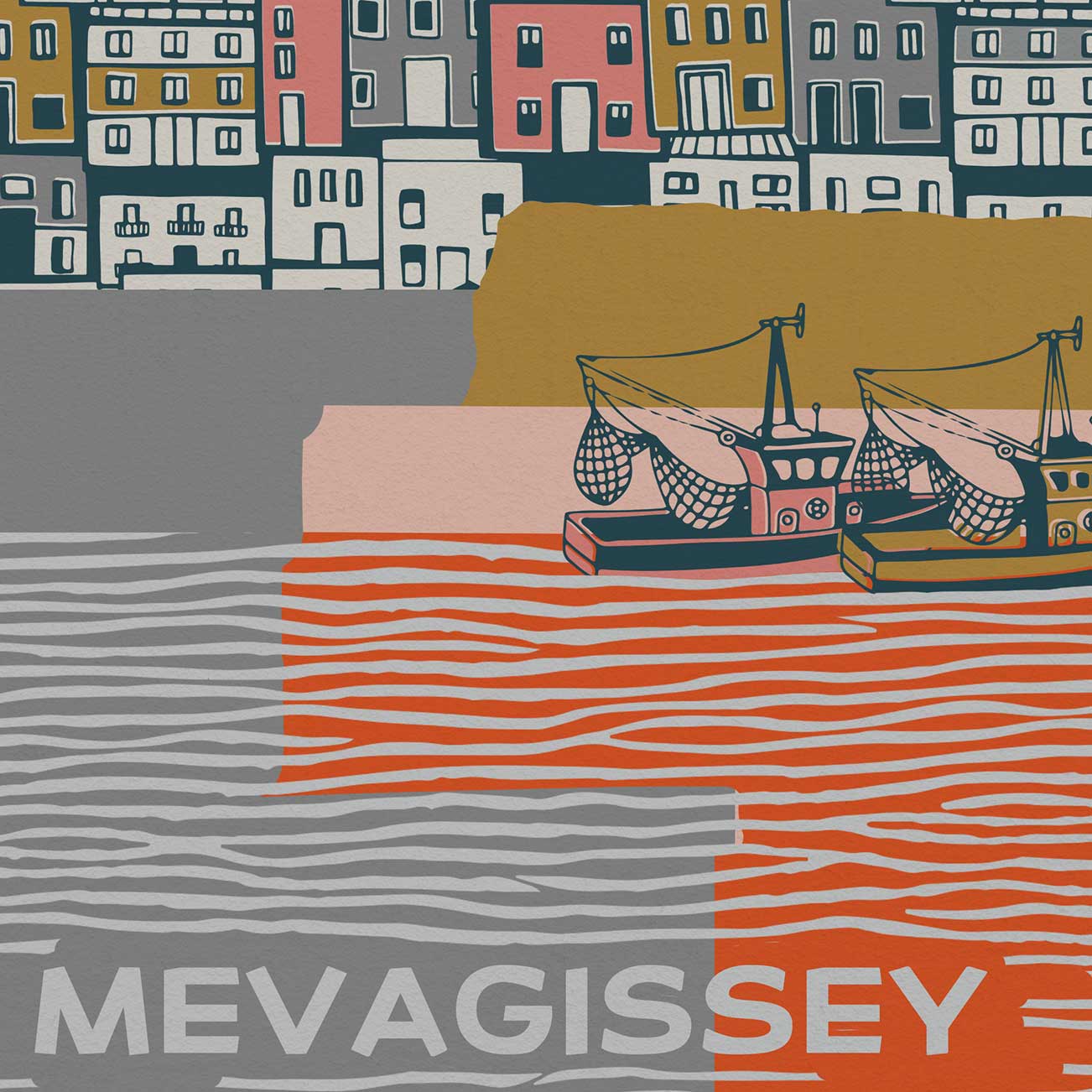 Mevagissey Poster Print — The Northern Line