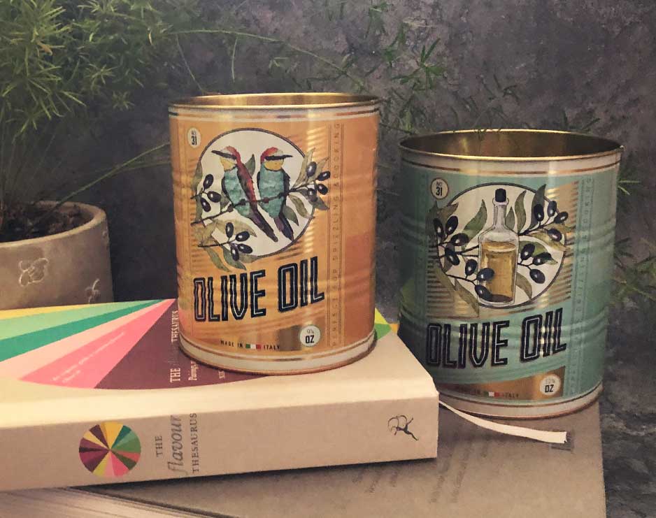 Olive Oil Design Storage Tin Set — The Northern Line