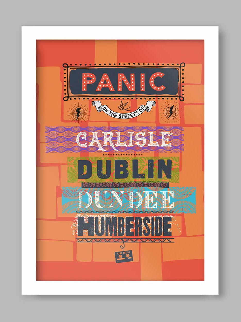 Panic - Music Poster Print — The Northern Line