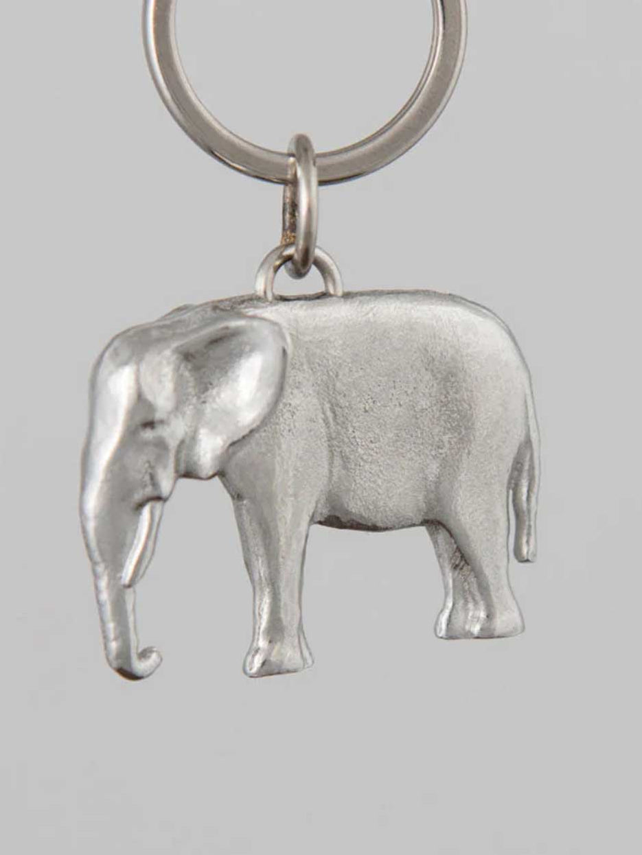 Pewter Elephant Keyring — The Northern Line