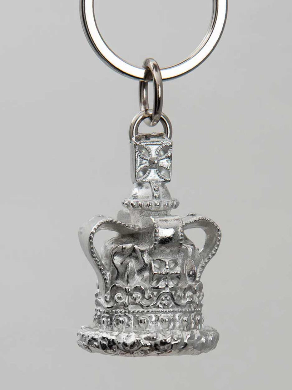 Pewter Royal Crown Keyring — The Northern Line