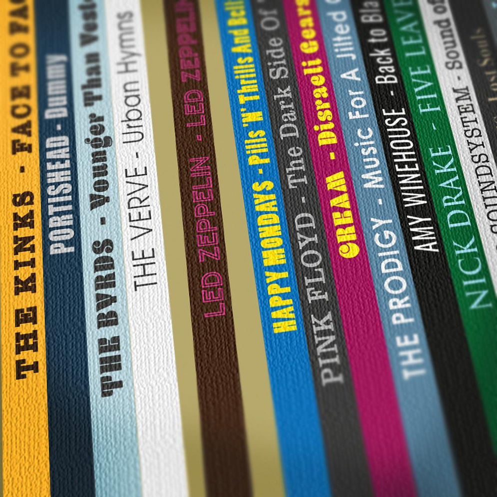 Record Collection - Music Poster Print — The Northern Line