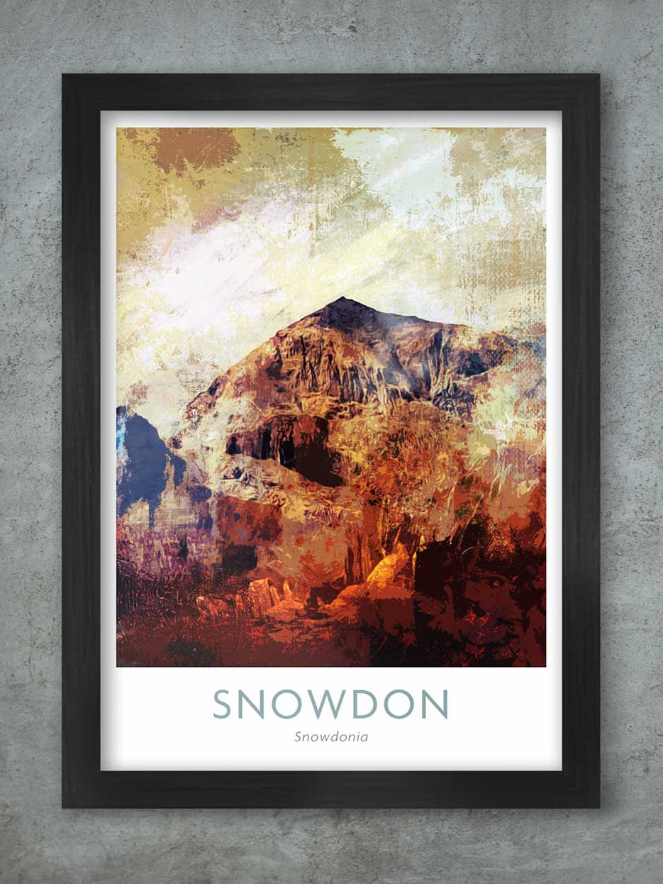Snowdon - 3 Peaks Challenge Poster Print — The Northern Line