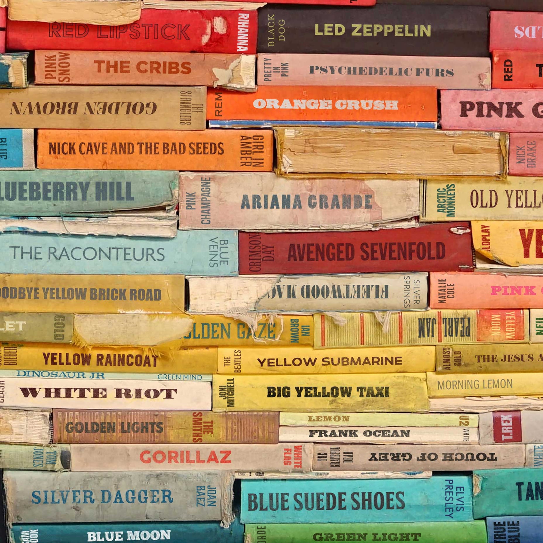 Song Colours Book Poster | Music Posters | The Northern Line