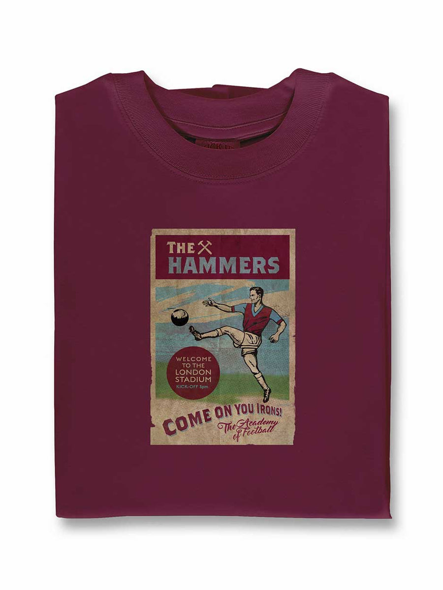 The Hammers Vintage Style Football T Shirt — The Northern Line