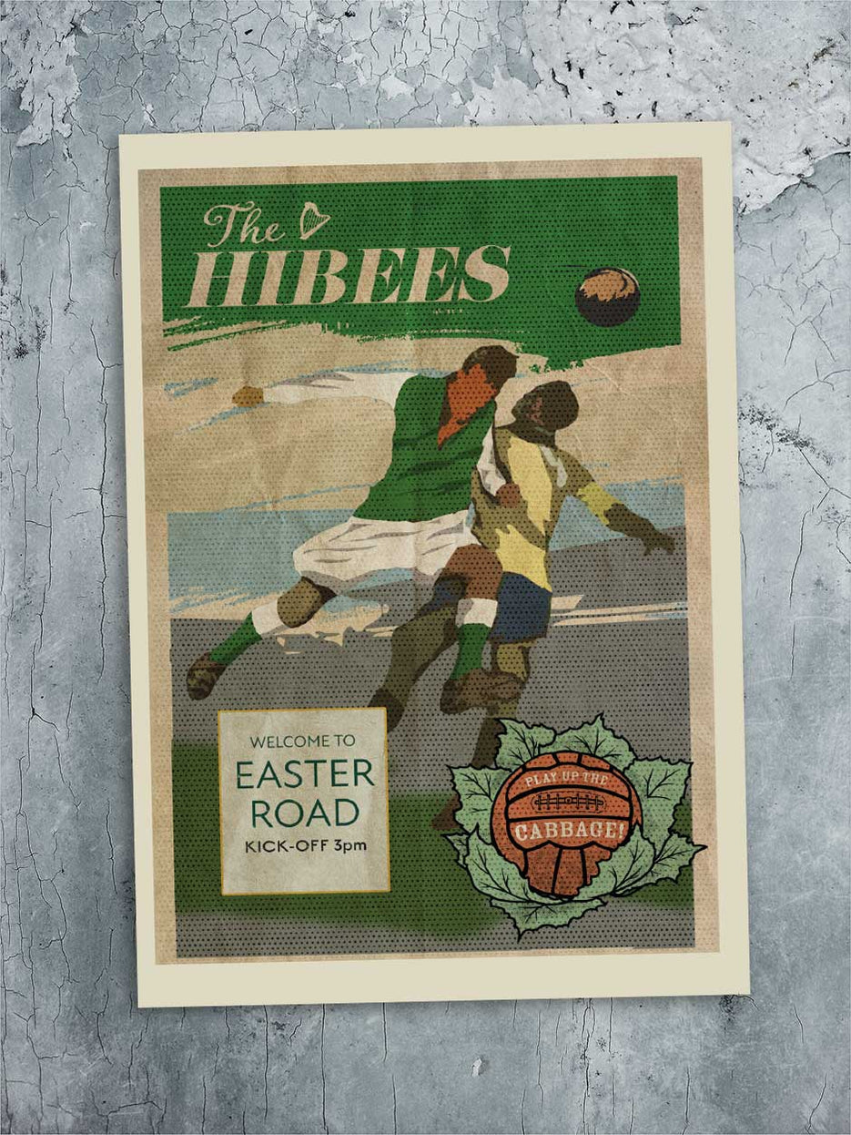 The Hibees - Blank Greeting Card — The Northern Line
