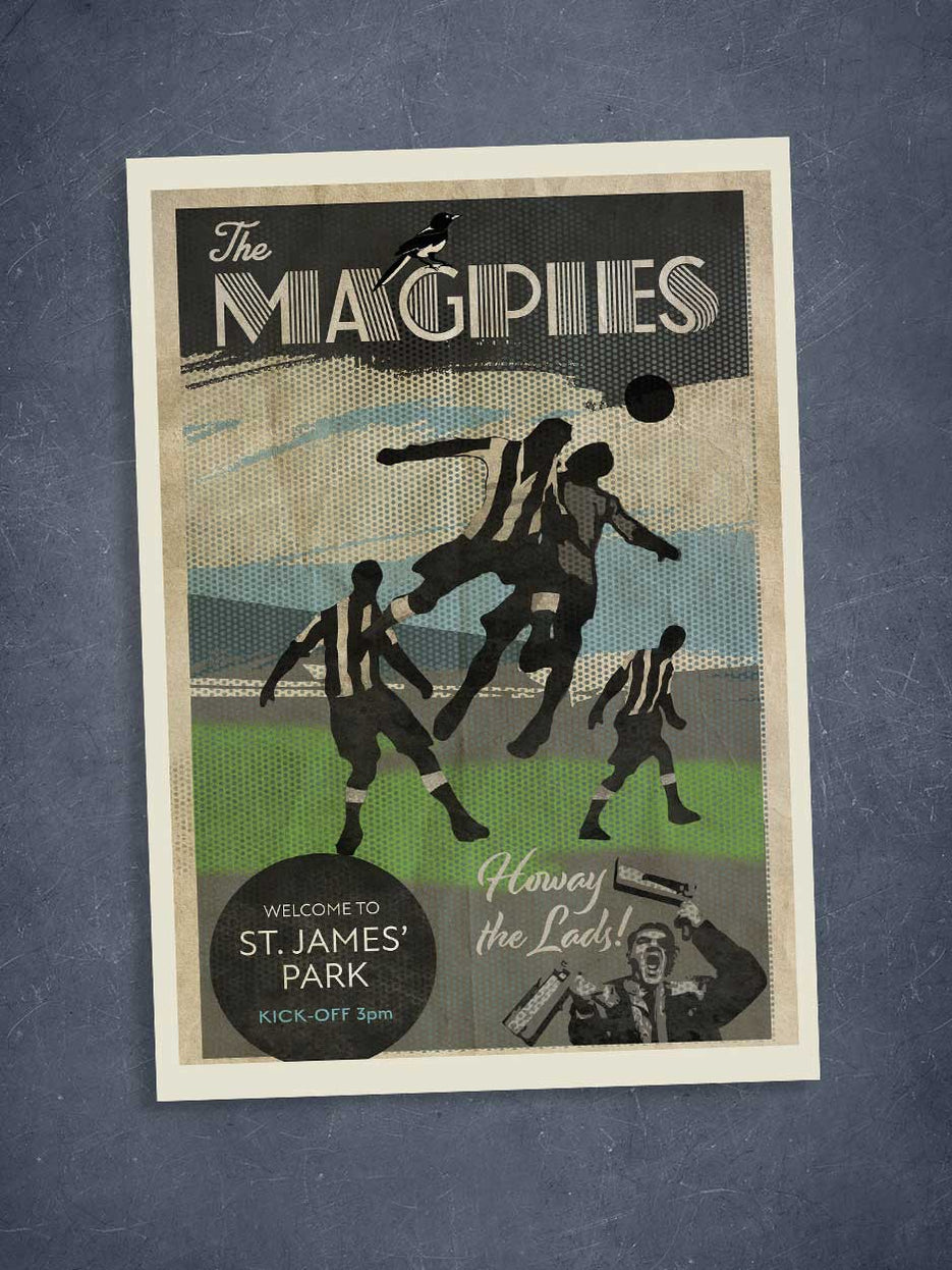 The Magpies - Blank Greeting Card — The Northern Line