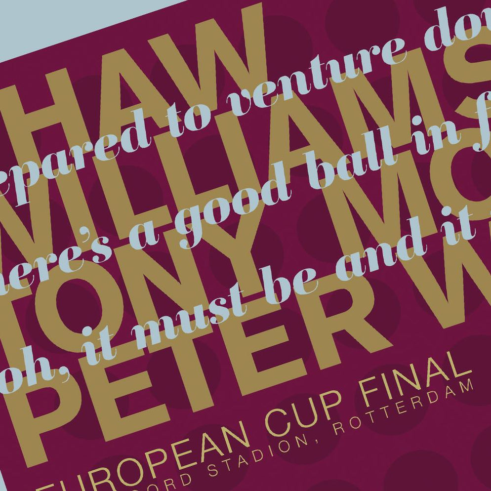 Villa 82 - Football Poster print — The Northern Line