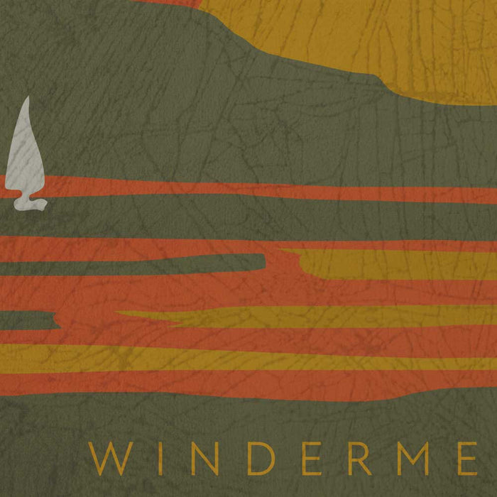 Windermere - The Lake poster print — The Northern Line